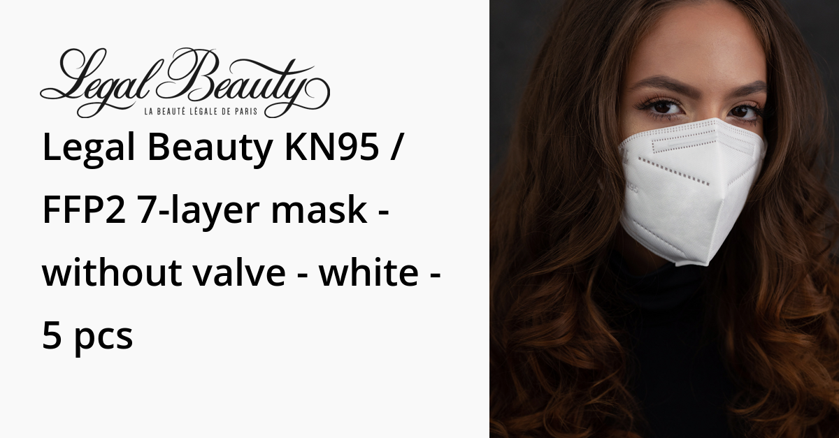 Legal Beauty KN95 / FFP2 7-layer mask - without valve - white | Legal ...